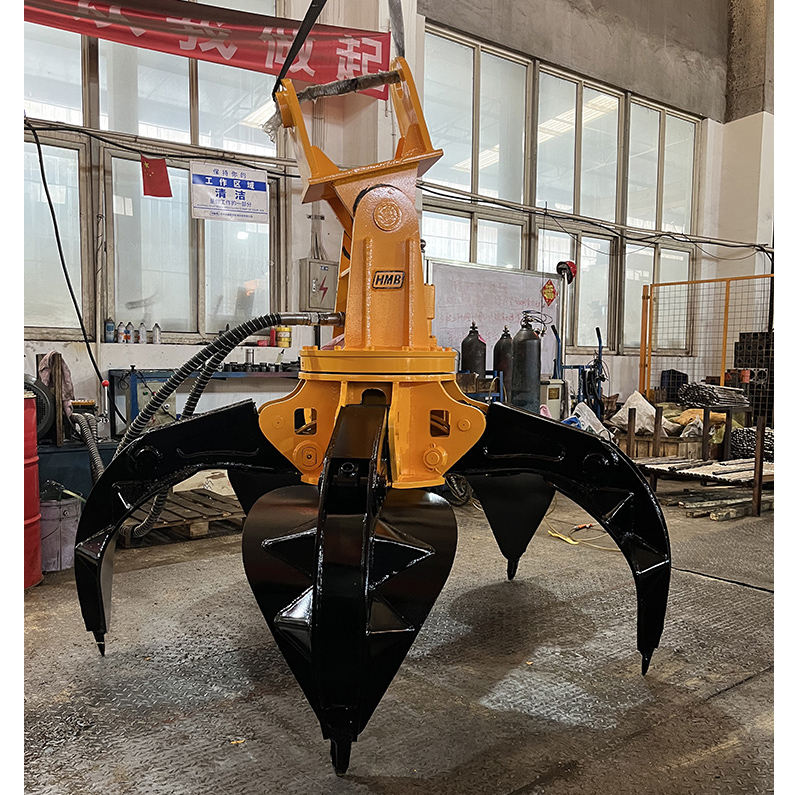 OEM CE Certificated Hydraulic orange peel grab scrap grapple for ...